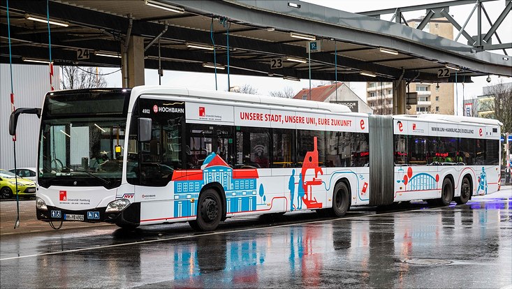 Neuer Uni-Bus auf HVV-Linie 5 : Newsroom : Universität Hamburg